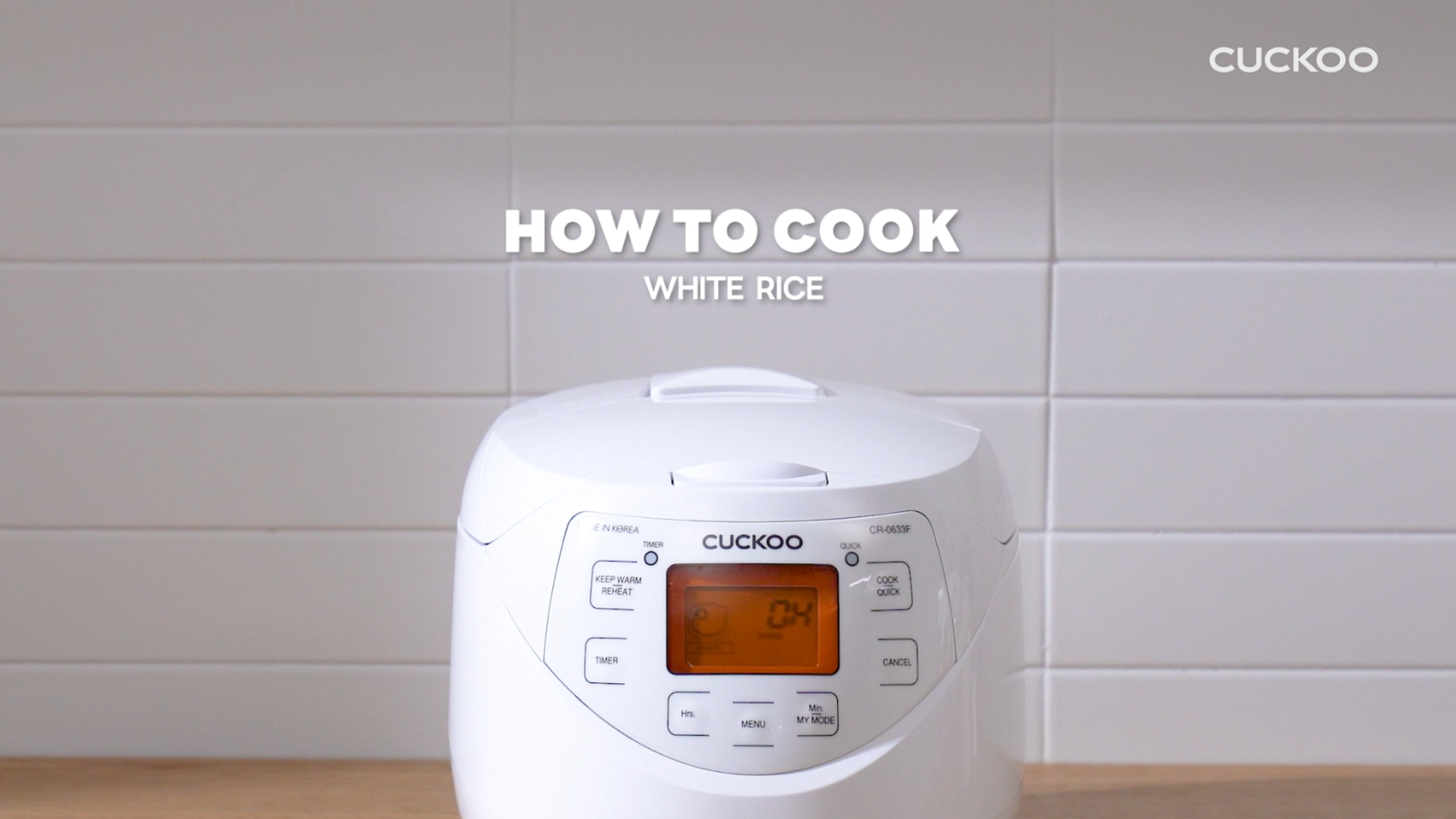 How to Cook White Rice – CUCKOO America