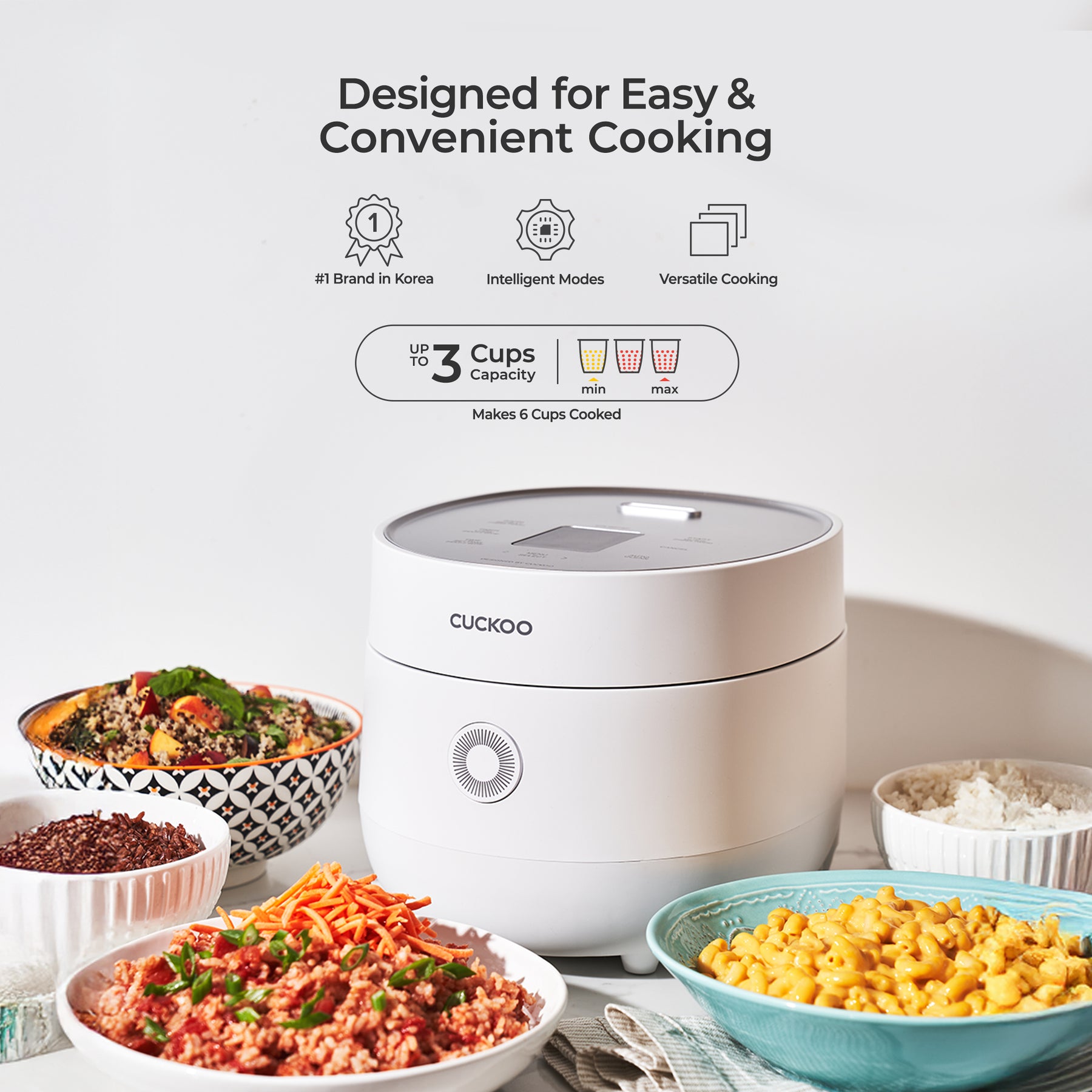 CR-0375F | CUCKOO 3-Cup Micom Korean Rice Cooker – CUCKOO America