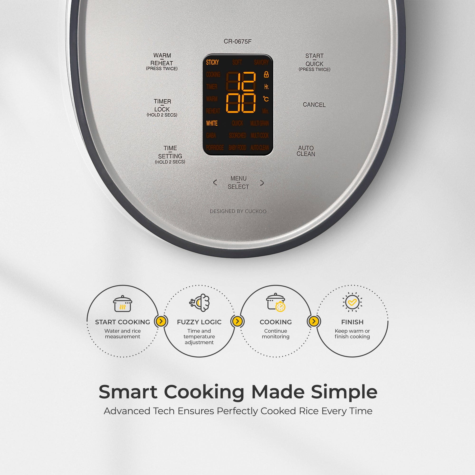 CR-0675F | CUCKOO 6-Cup Micom Korean Rice Cooker – CUCKOO America